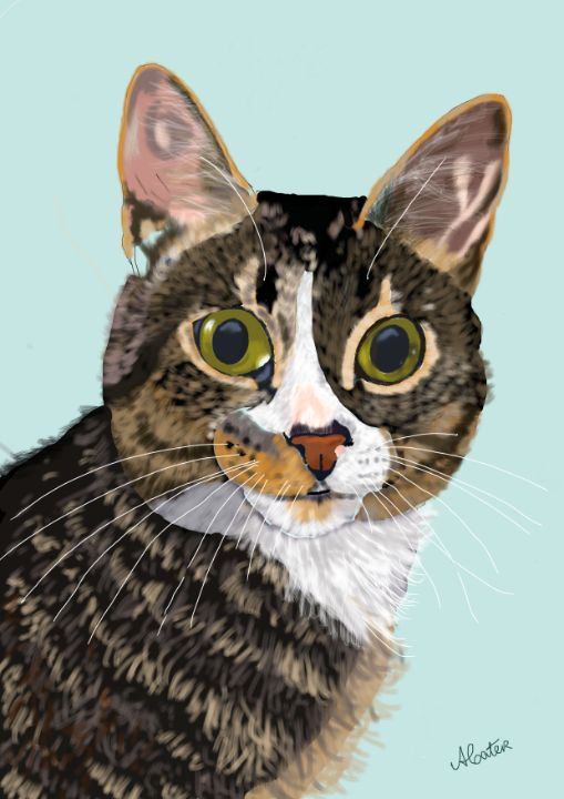 Tabby boy Peppe - Tabby Cat Studios - Digital Art & AI, Animals, Birds ...