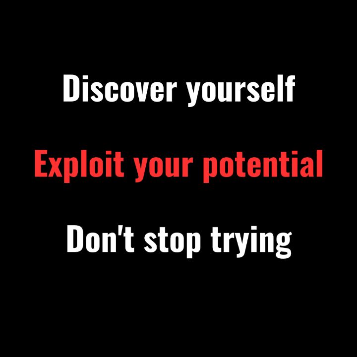 Discover yourself Exploit your poten - m85 - Paintings & Prints, Humor ...