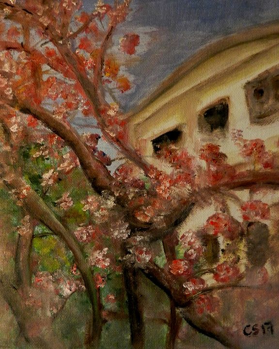 In Bloom - CS art - Paintings & Prints, Flowers, Plants, & Trees, Trees ...