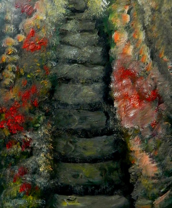 Long Way - CS art - Paintings & Prints, Abstract, Figurative - ArtPal