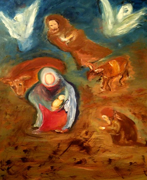 Crèche 2017 - CS art - Paintings & Prints, Abstract, Figurative - ArtPal