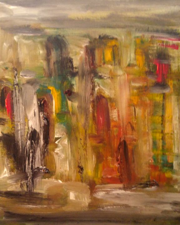 The Wall - CS art - Paintings & Prints, Abstract, Figurative - ArtPal