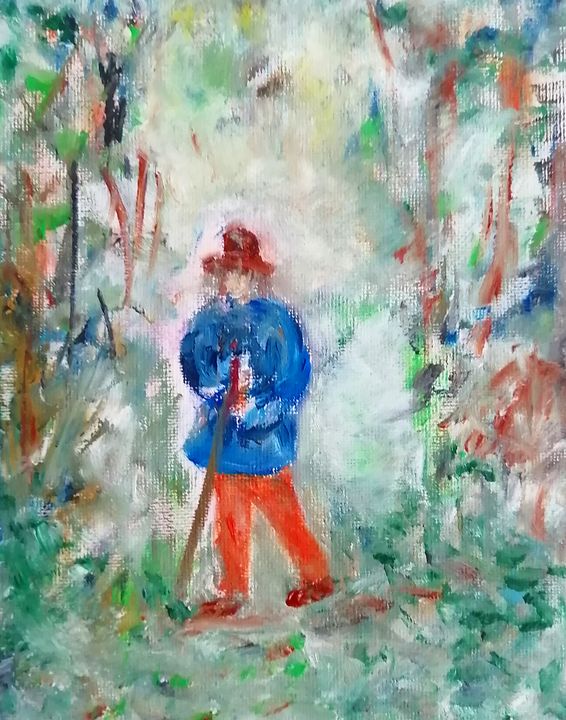Forester - CS art - Paintings & Prints, Abstract, Figurative - ArtPal