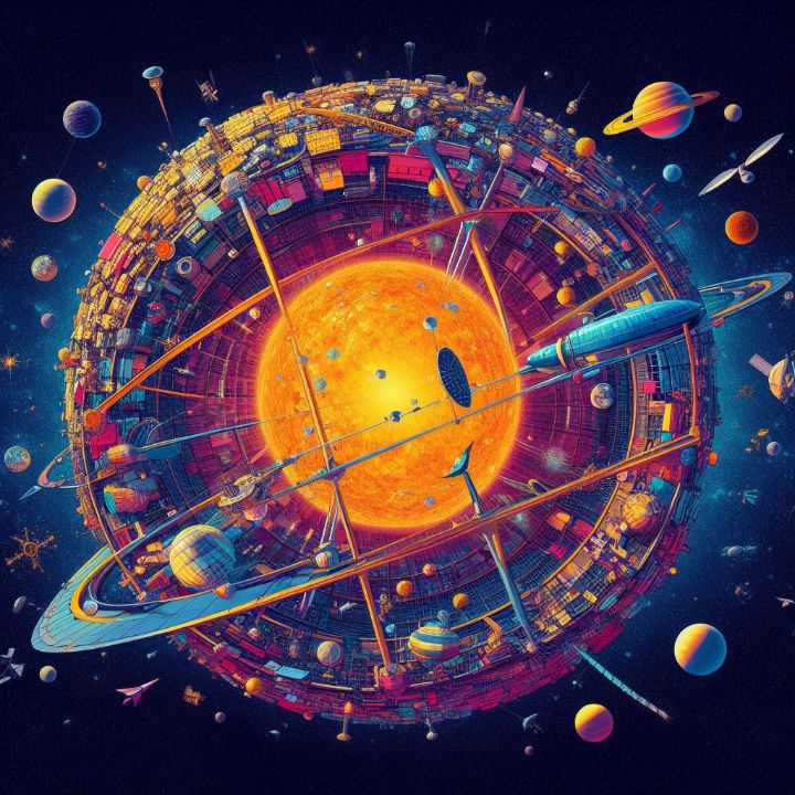 Dyson Sphere - DEEP AI ARTS - Digital Art & AI, Science & Technology ...