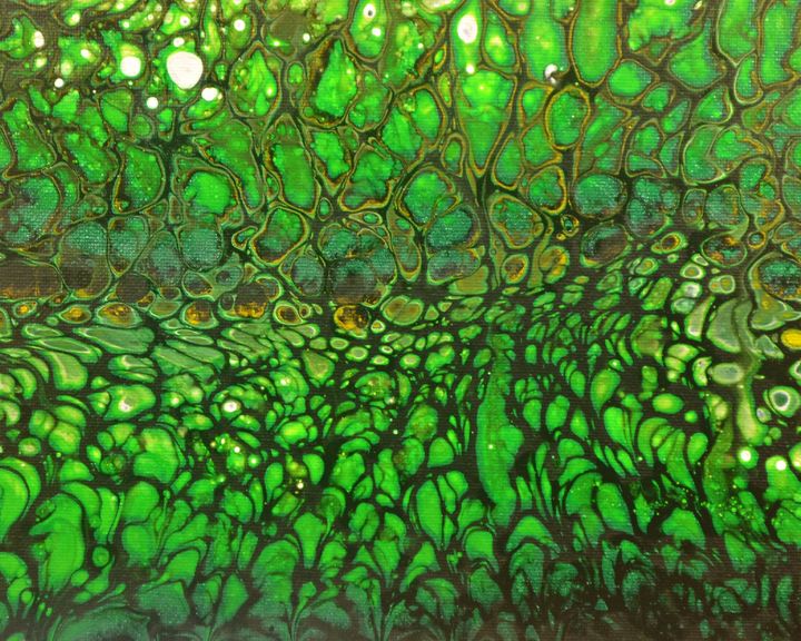 Green Machine - Art of the Wink - Paintings & Prints, Abstract, Color ...