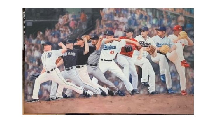 Oil Painting of Randy Wolf - Moreau Art - Paintings & Prints, Sports ...