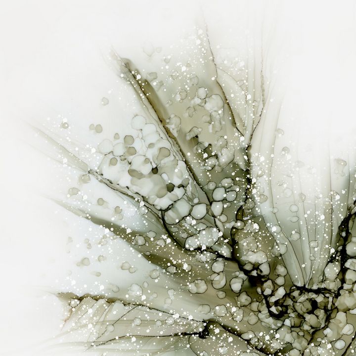 A Splash of Green - Ray Ray Creative Art - Paintings & Prints, Abstract ...