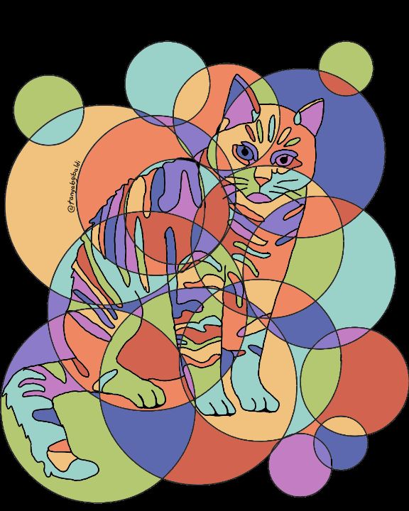 That's So 70's Cat - T. Gibaldi Art - Digital Art & AI, Animals, Birds ...