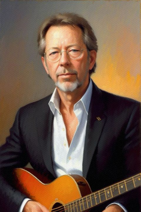 Eric Clapton, Music Legend - Esoterica - Paintings & Prints, People ...