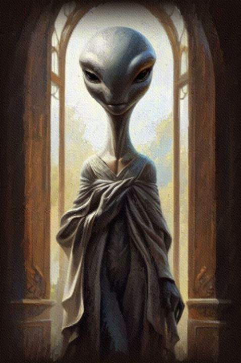 Alien Elder - Esoterica - Paintings & Prints, Fantasy & Mythology ...