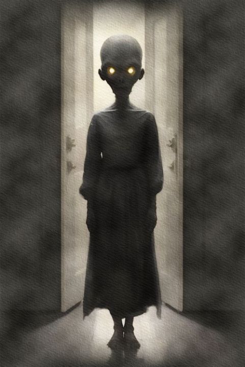 Alien Ghost - Esoterica - Paintings & Prints, Fantasy & Mythology ...