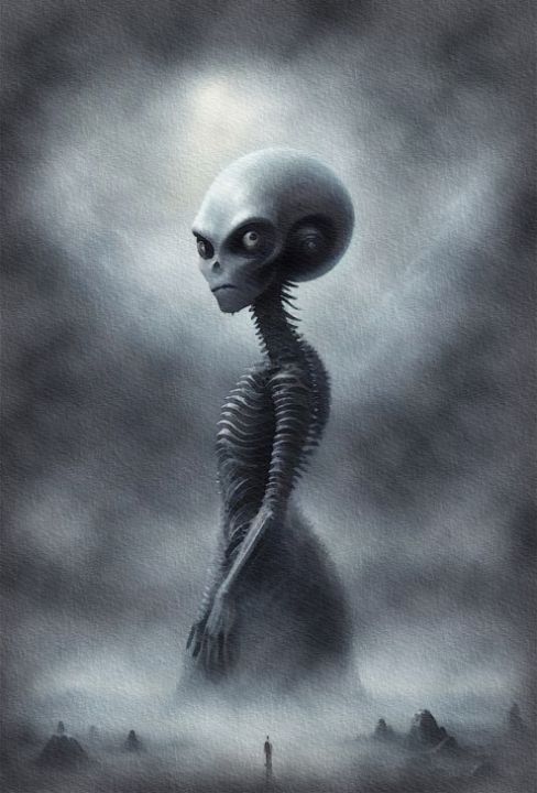 Alien Overlord - Esoterica - Paintings & Prints, Fantasy & Mythology ...