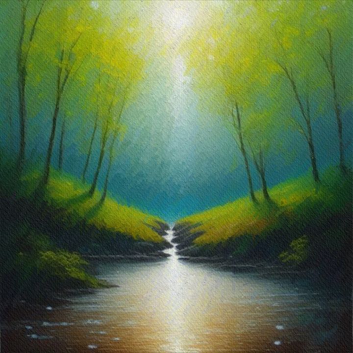 Sacred Forest - All Kinds of Art - Paintings & Prints, Landscapes ...