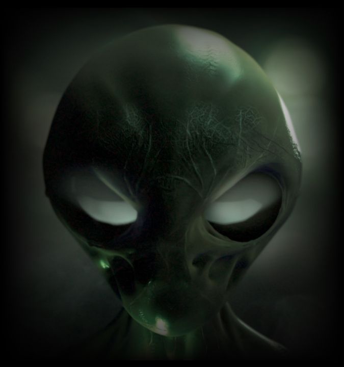 Dark Alien - Esoterica - Paintings & Prints, Fantasy & Mythology, Space ...