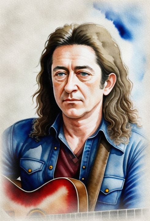 Rory Gallagher, Music Star - Esoterica - Paintings & Prints, People ...