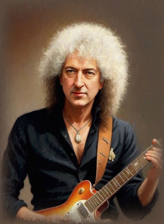 Brian May, Music Legend - Esoterica - Paintings & Prints, People ...