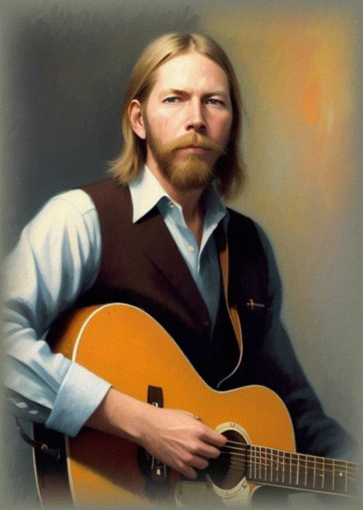 Duane Allman, Music Legend - Esoterica - Paintings & Prints, People ...