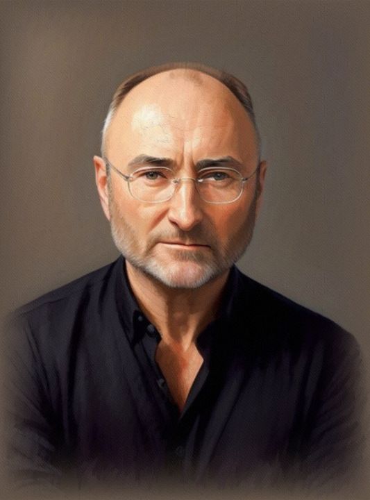 Phil Collins, Music Legend - Esoterica - Paintings & Prints, People ...