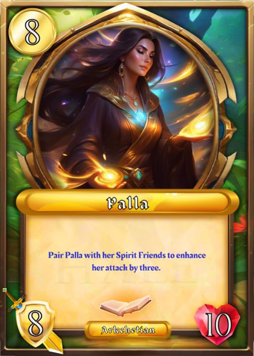 Palla - Trading Card - HALE Series - J.K. Noble - Digital Art, Fantasy ...