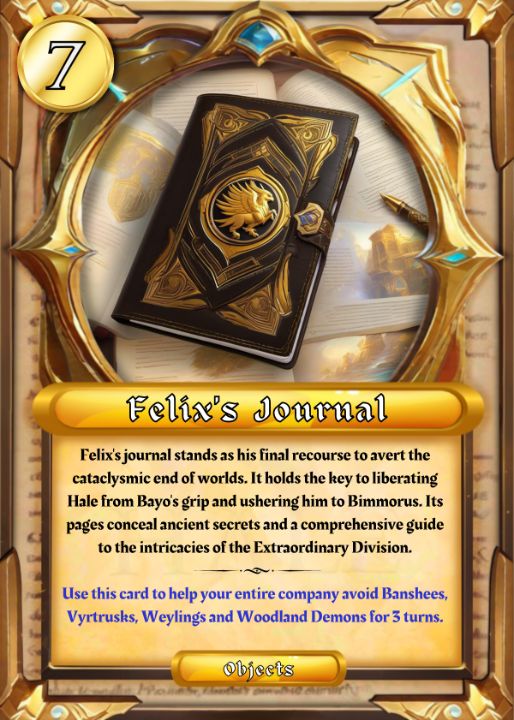 Felix Journal - Trading Card - HALE - J.K. Noble - Digital Art & AI ...