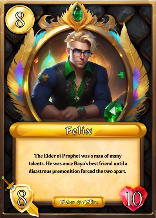 Felix - Trading Card - HALE Series - J.K. Noble - Digital Art & AI ...