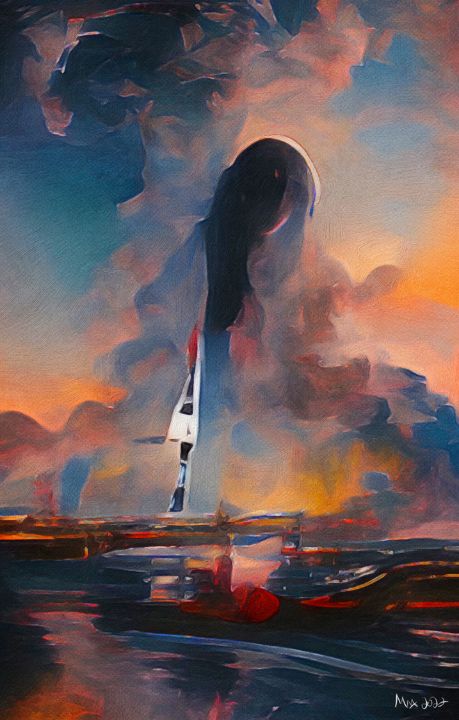 Space X - Distorted View Imagery - Digital Art & AI, Astronomy & Space ...