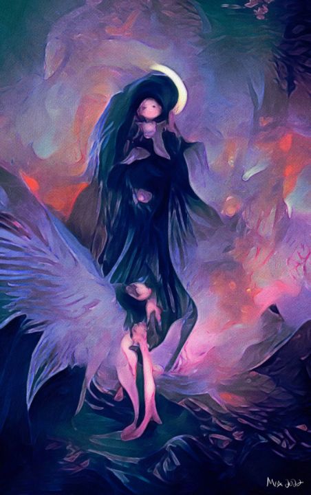Angel of the Dark Coven 3 - Distorted View Imagery - Digital Art ...