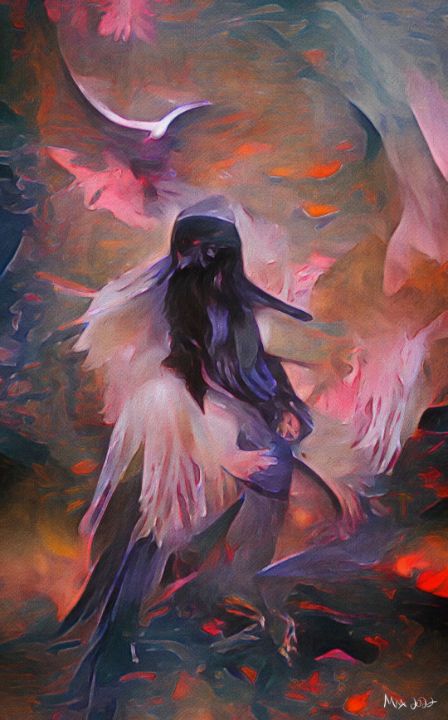 Angel of the Dark Coven - Distorted View Imagery - Digital Art & AI ...