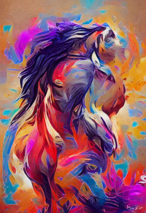 Sassy Stallion - Distorted View Imagery - Digital Art, Animals, Birds ...