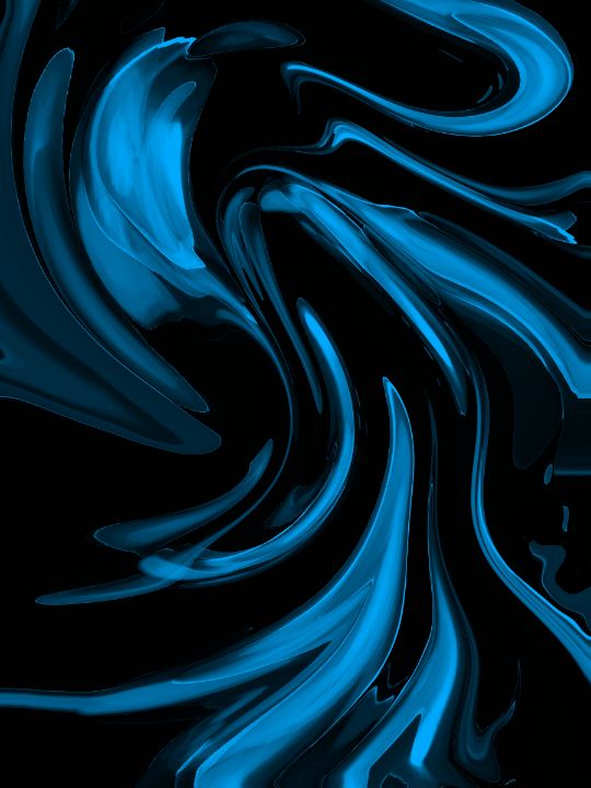 Blue Reaper - Distorted View Imagery - Digital Art & AI, Abstract ...