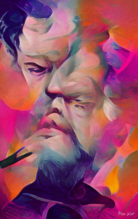 Orson Welles - Distorted View Imagery - Digital Art & AI, People ...