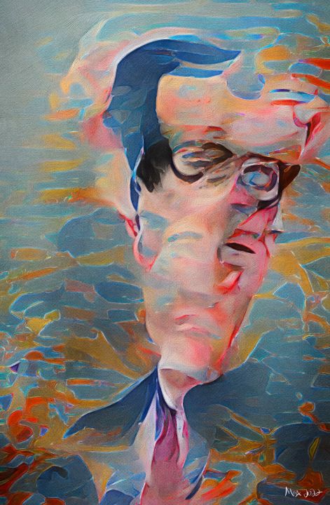 Stephen Colbert - Distorted View Imagery - Digital Art & AI, People ...