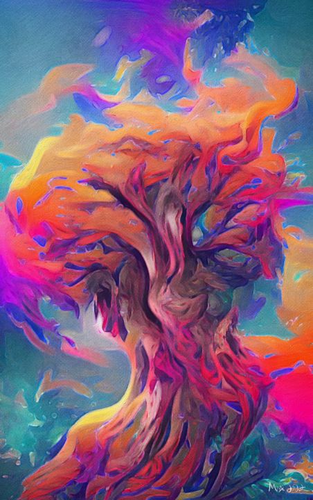 Ancient Desert Tree - Distorted View Imagery - Digital Art & AI ...