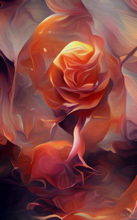 Amber Rose - Distorted View Imagery - Digital Art, Flowers, Plants ...