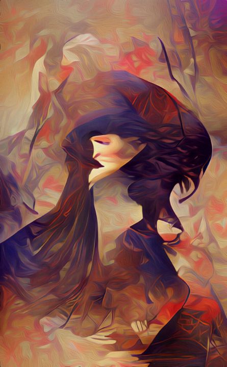 French Woman - Distorted View Imagery - Digital Art & AI, People ...