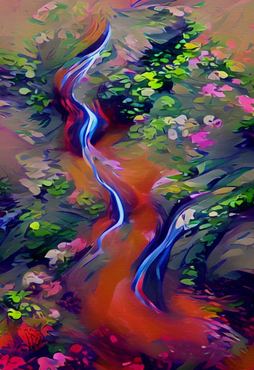 Gently Flowing Steam - Distorted View Imagery - Digital Art & AI ...