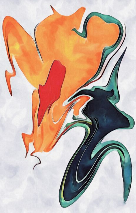 Orchid - Distorted View Imagery - Digital Art & AI, Flowers, Plants ...