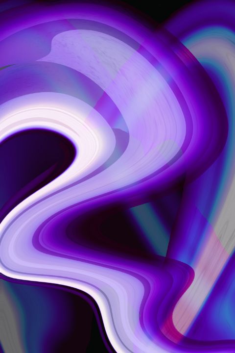 The Purple Two - Distorted View Imagery - Digital Art & AI, Abstract ...