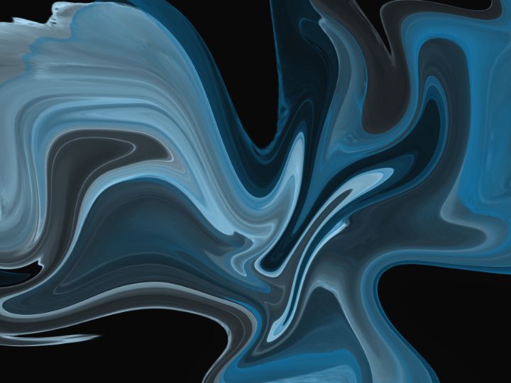 Crashing Waters - Distorted View Imagery - Digital Art & AI, Abstract ...