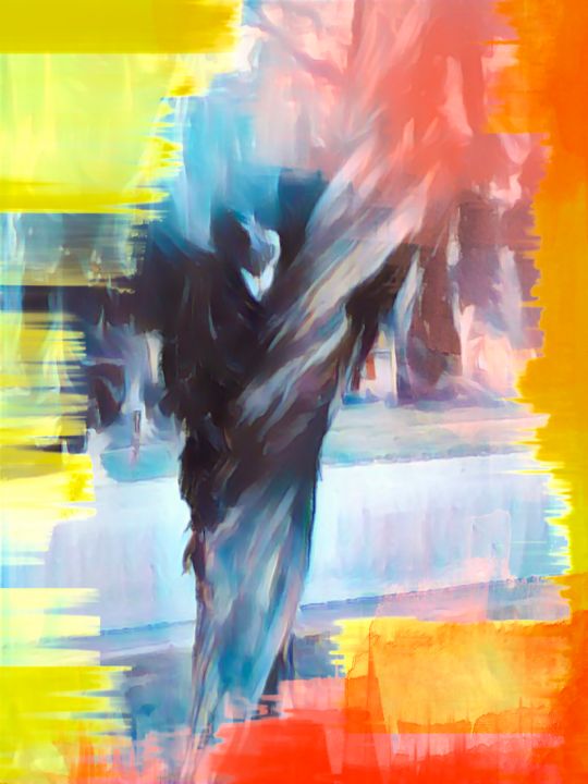 Main Street Through The Portal - Distorted View Imagery - Digital Art ...