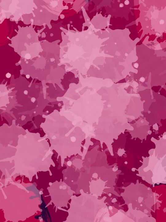 Pink Splatter - Distorted View Imagery - Digital Art & AI, Abstract ...