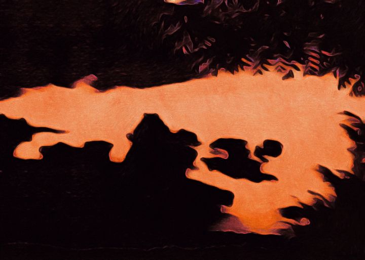 August Sunset - Distorted View Imagery - Digital Art & AI, Landscapes ...