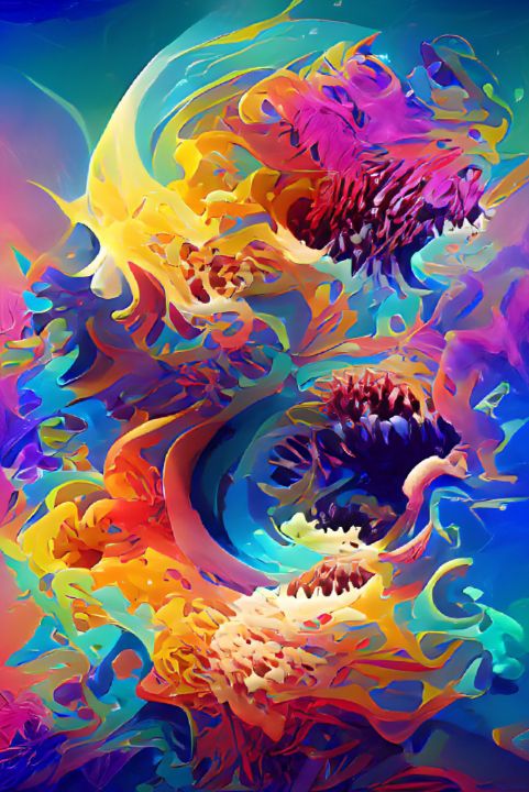 Freaky Fractals - Distorted View Imagery - Digital Art & AI, Abstract ...
