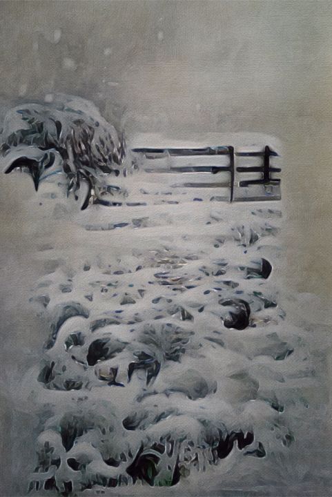 Winter Blizzard - Distorted View Imagery - Digital Art & AI, Landscapes ...