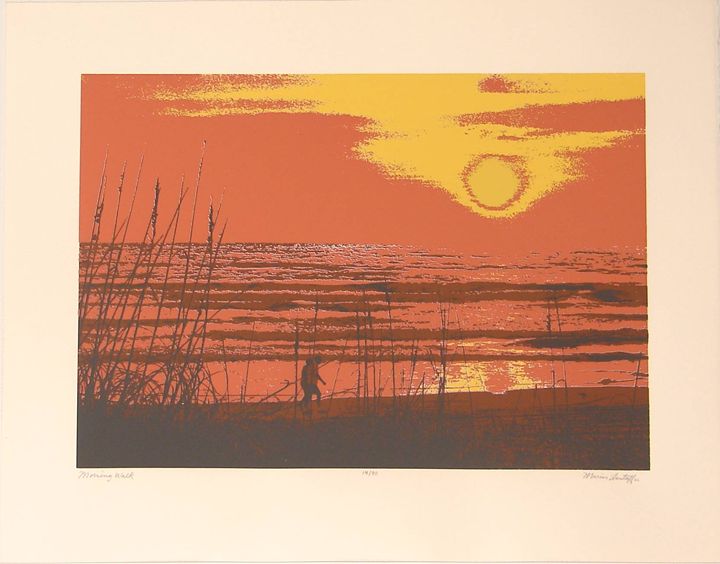 MORNING WALK - Original Fine Art by Marion Lantaff - Paintings & Prints ...