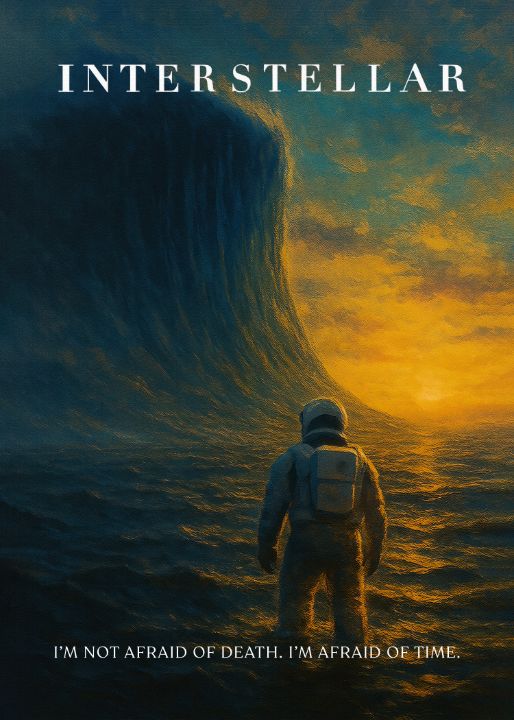 Interstellar Wave Scene Poster - Enea Kelo - Paintings & Prints ...
