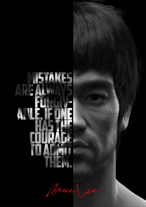 Bruce Lee quote poster. - Enea Kelo - Paintings & Prints, Entertainment ...