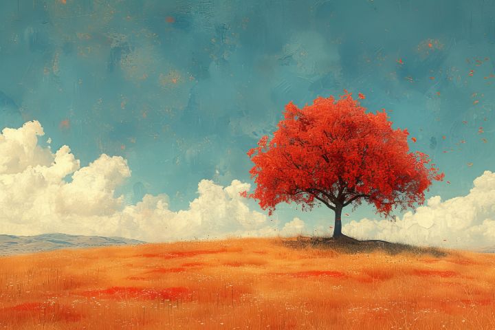 Lone Tree Surrealism - Enea Kelo - Digital Art & AI, Fantasy ...