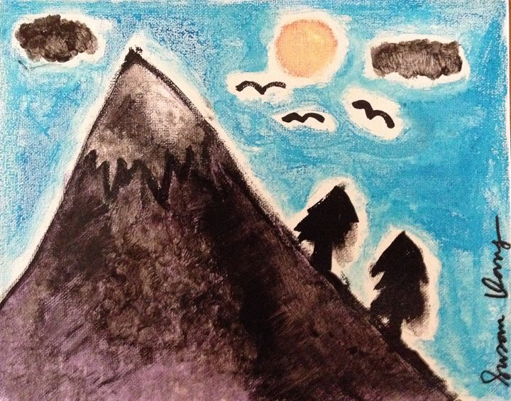 The Mountain - Susan Kang's Portfolio - Paintings & Prints, Abstract ...