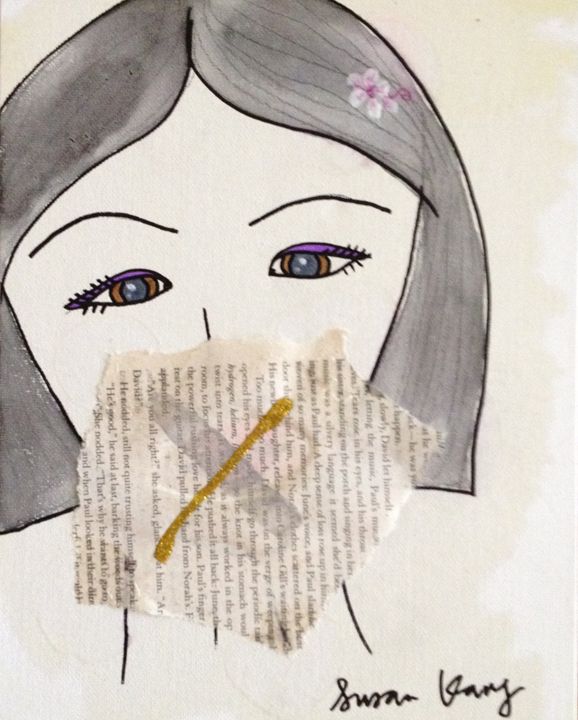 Silence Mich - Susan Kang's Portfolio - Paintings & Prints, People ...